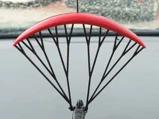 Mini Paraglider for car mirror by SokoleONE | Download free STL model ...