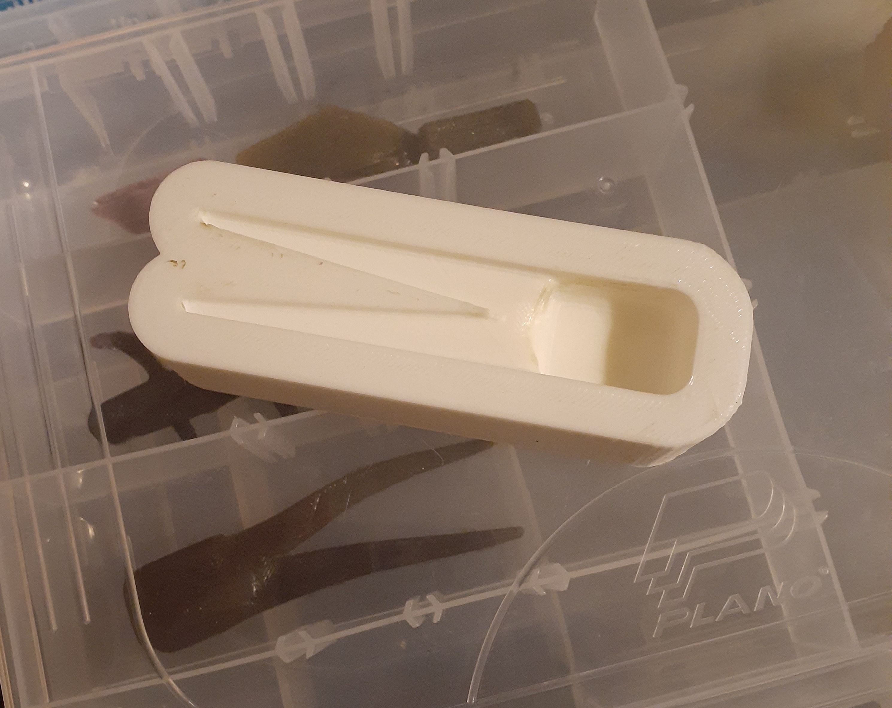 3.5 inch trailer soft plastic lure mold by Otto Bartley | Download free ...