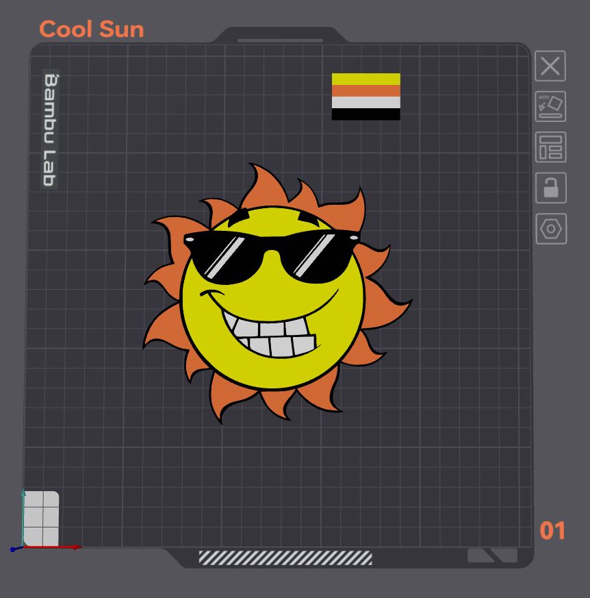 Cool Sun by wizard7741 | Download free STL model | Printables.com