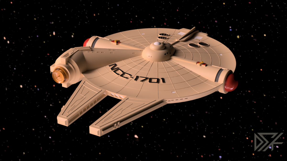 Millenium Enterprise by Dsk001 | Download free STL model | Printables.com