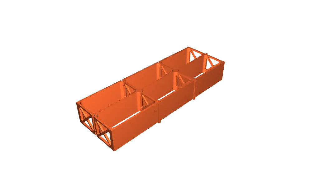 Rack para hotwheels con uniones by Future Design | Download free STL ...