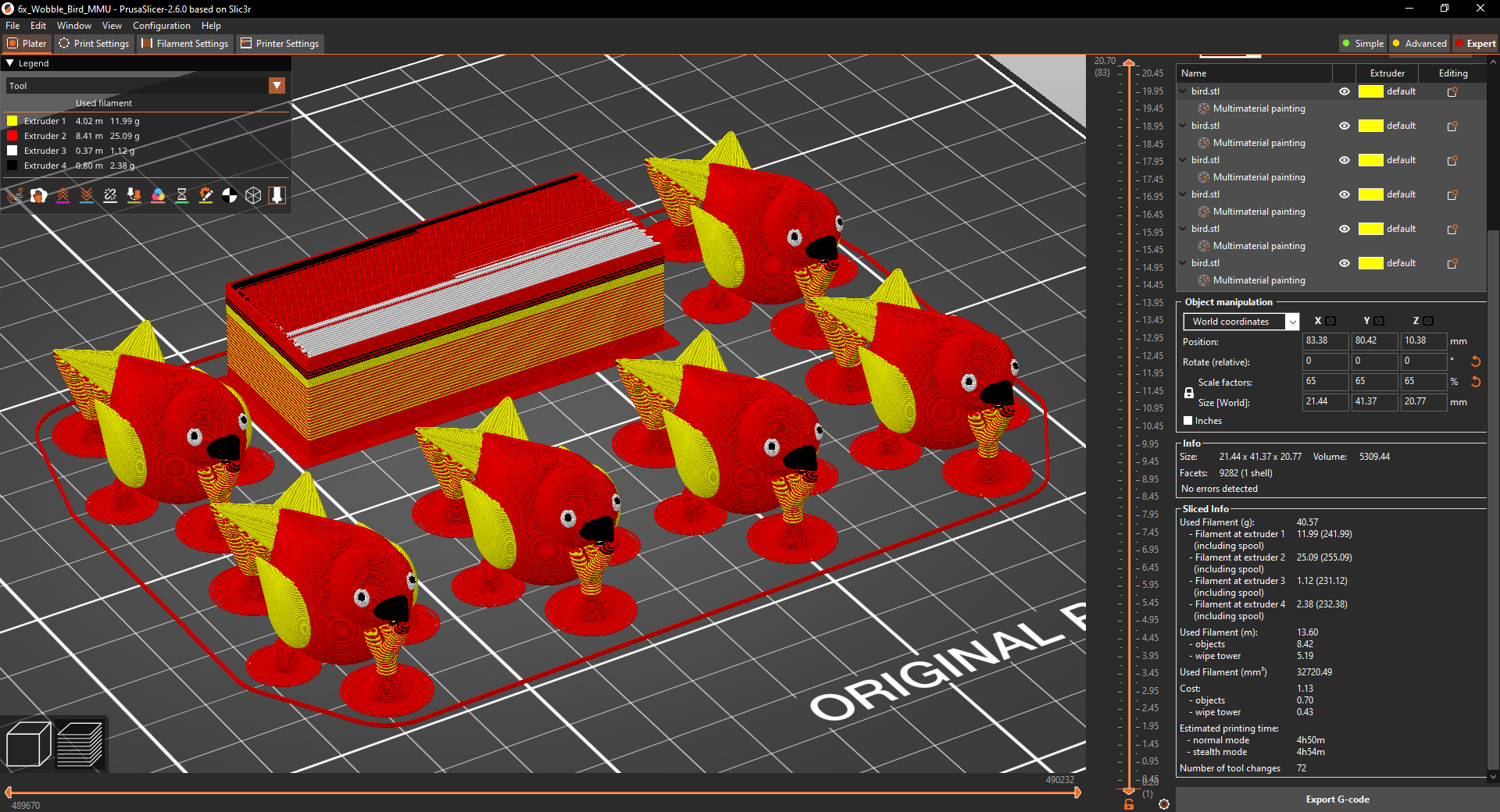Wobble Bird - MMU by Real 3D Prints | Download free STL model ...