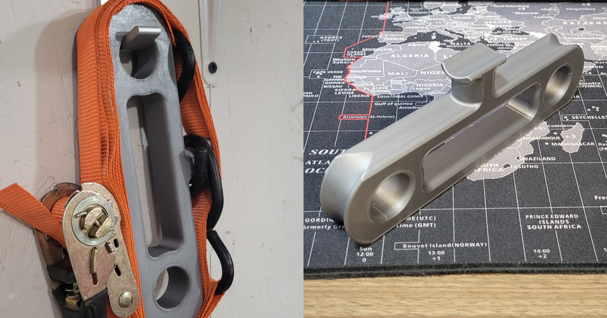 Ratchet Strap Organizer by Garage_Tinkerer | Download free STL model ...