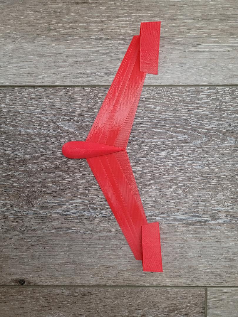 Flat Flying Wing glider by Pat | Download free STL model | Printables.com