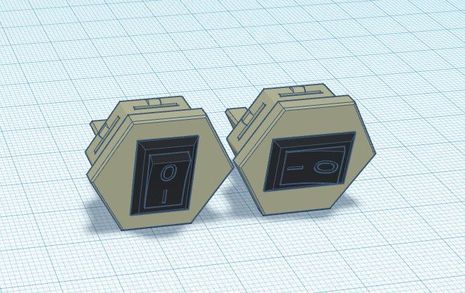 Mini Rocker Switch Inserts for the Honeycomb AMS Rise by Tack ...