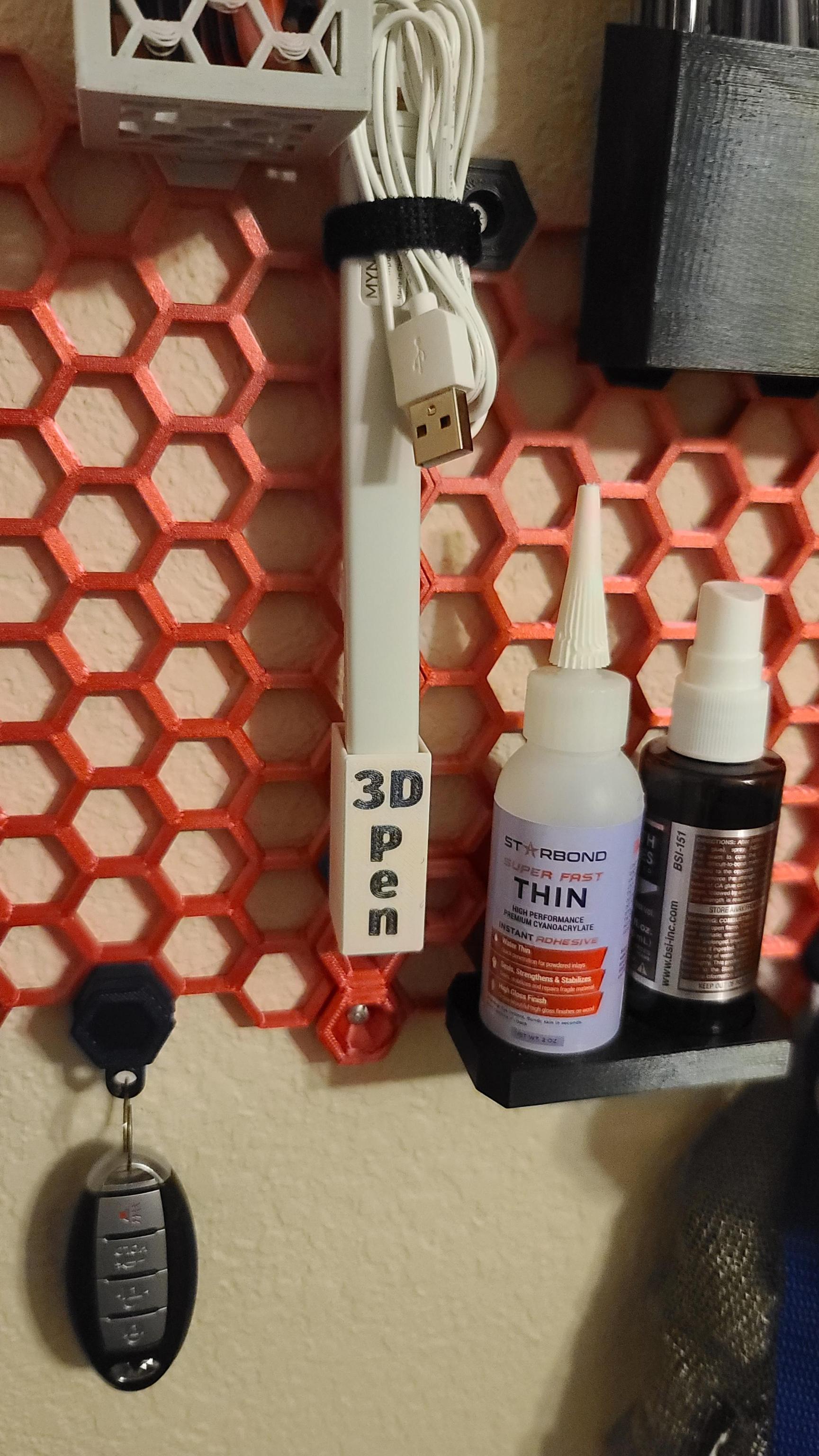 MYNT3D 3d Pen Honeycomb Storage Wall (HSW) Mount by citizen458931 ...