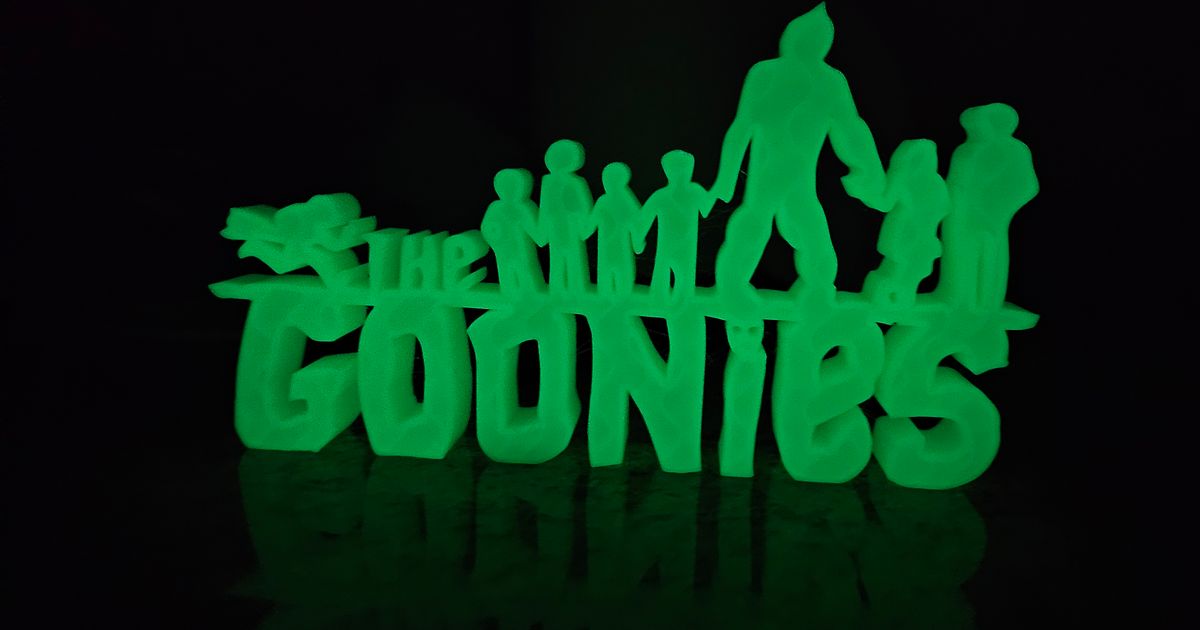 Goonies Sign by SoCalSteve | Download free STL model | Printables.com