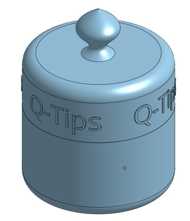 Q-Tip boks by Ovland3D | Download free STL model | Printables.com