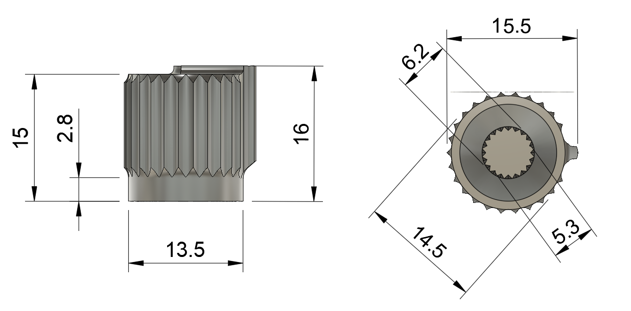 Volume Knob by maseaua | Download free STL model | Printables.com
