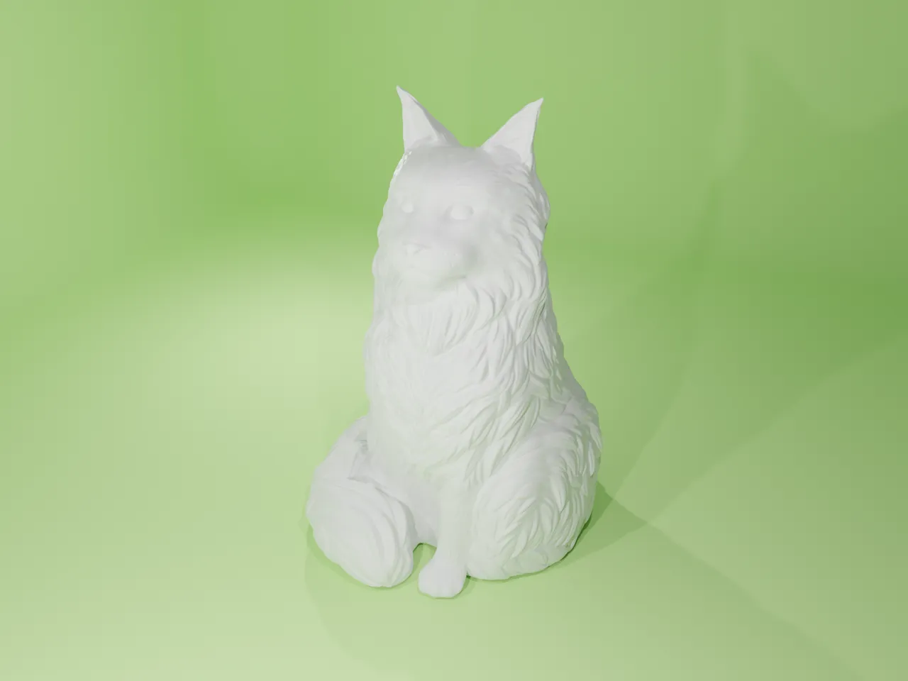 Longhair Cat by Lali3d | Download free STL model | Printables.com