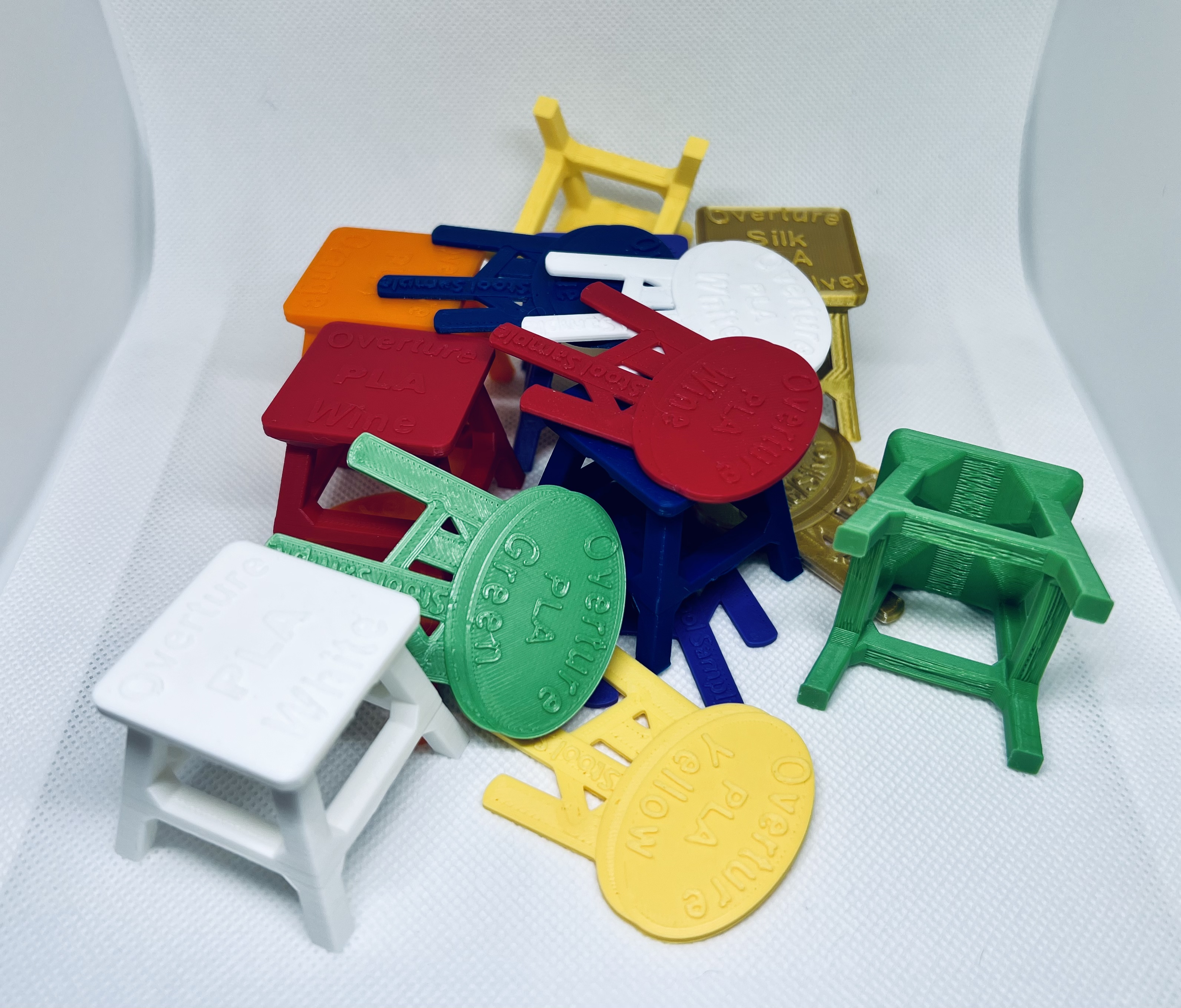 Stool Sample - Filament Sample (flat) by 3DxDT | Download free STL ...