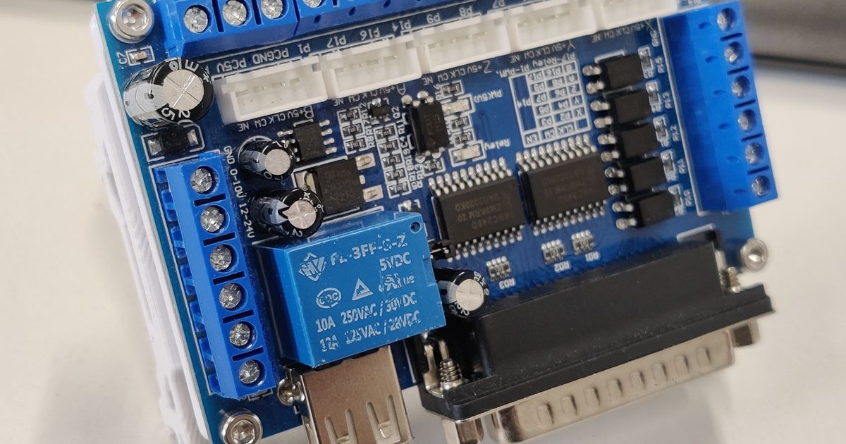 Parallel Breakout Board DIN Mount by Venomballs | Download free STL ... Parallel Breakout Board DIN Mount by Venomballs | Download free STL ...