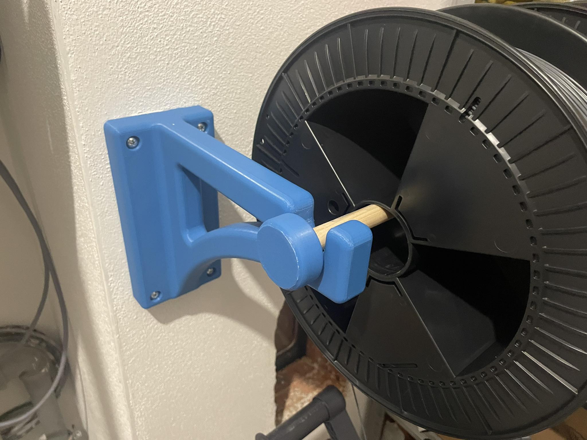 Filament holder 2KG / 4KG on the wall - Držák filamentu 2KG / 4KG na ...