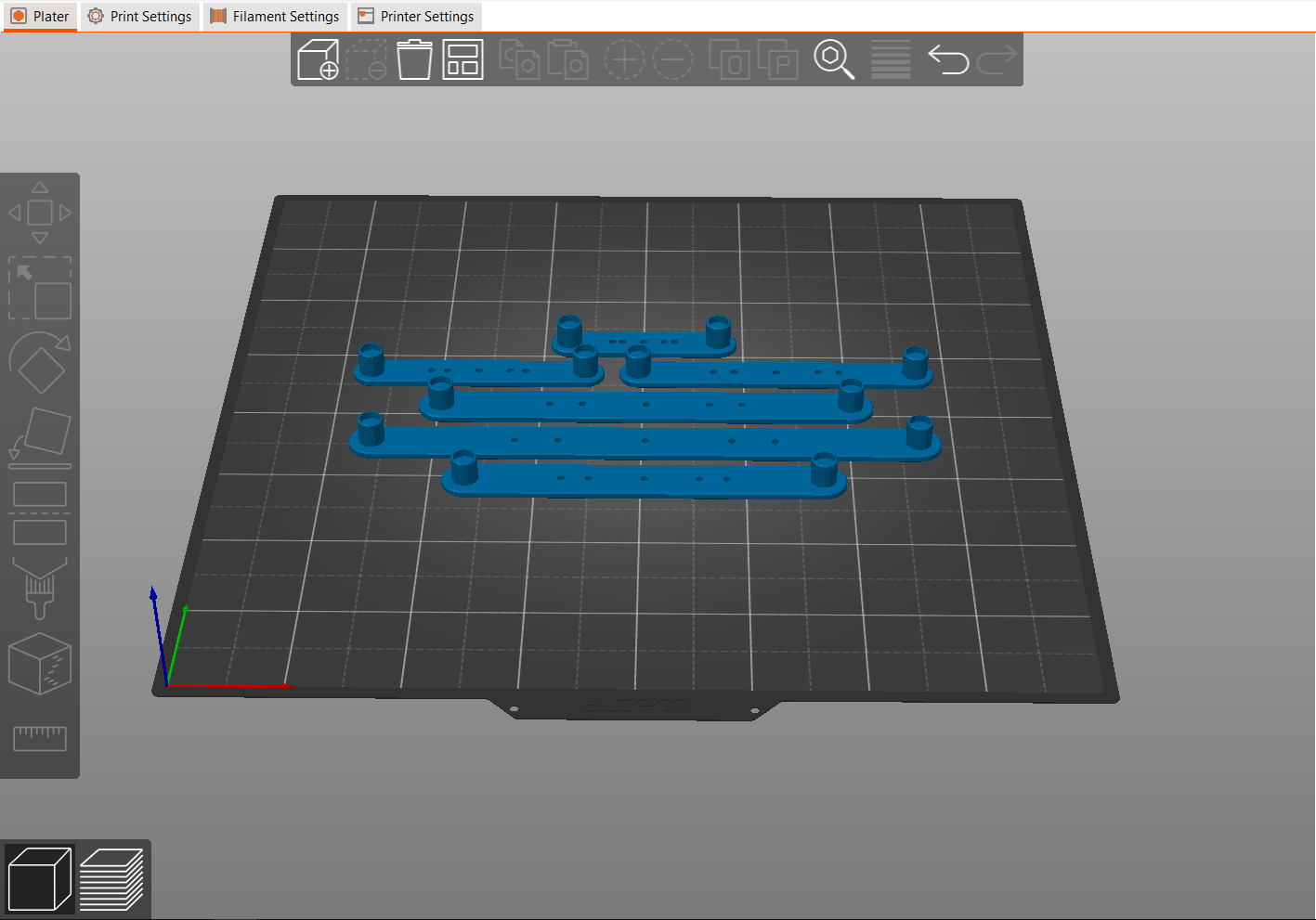 Center finder: 1/2, 1/3 and 1/4 markings by BM Paridae | Download free ...