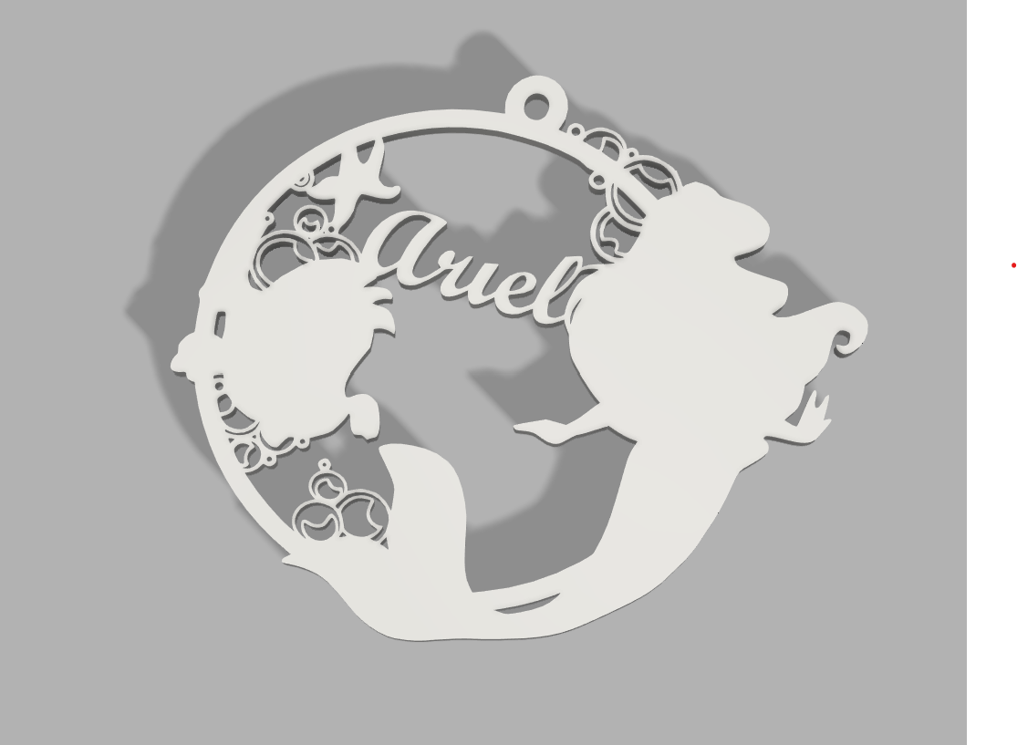 Ariel The little Mermaid Disney earrings by Multiplew | Download free ...