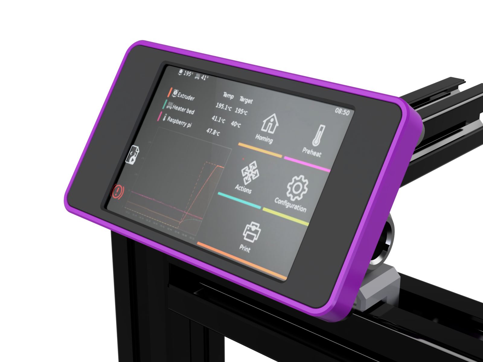 Btt Tft35 Spi V2 1 Pivoting Display Mount By Boothyboothy Download