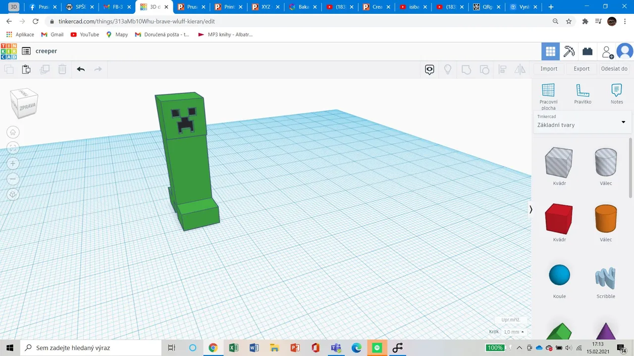 creeper minecraft by T3D_design | Download free STL model | Printables.com