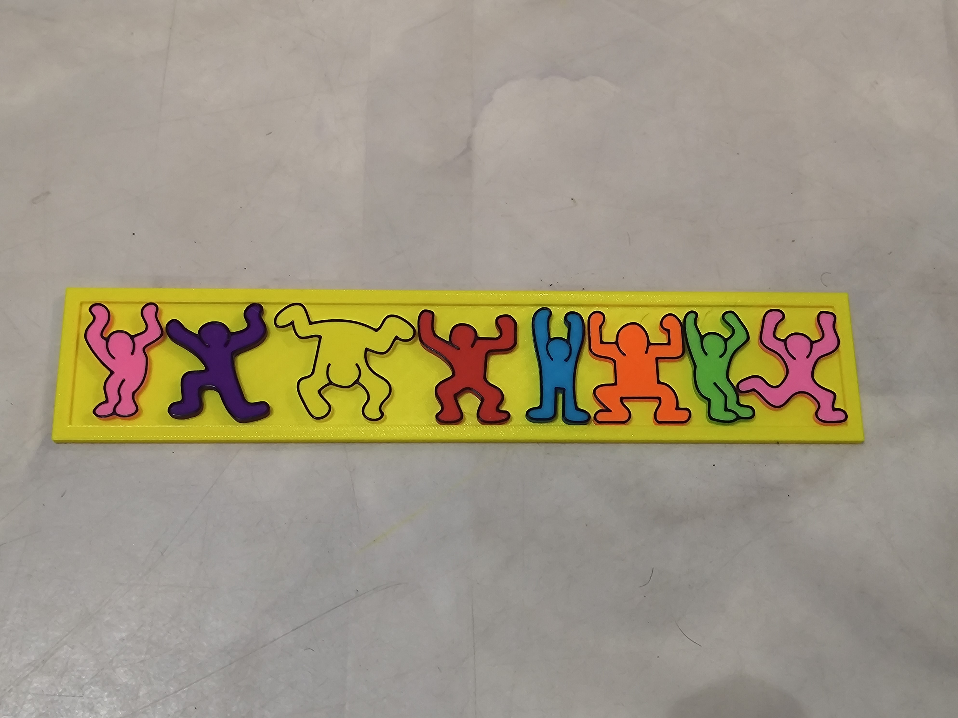 Keith Haring create your own painting by Yente van Schaik | Download ...