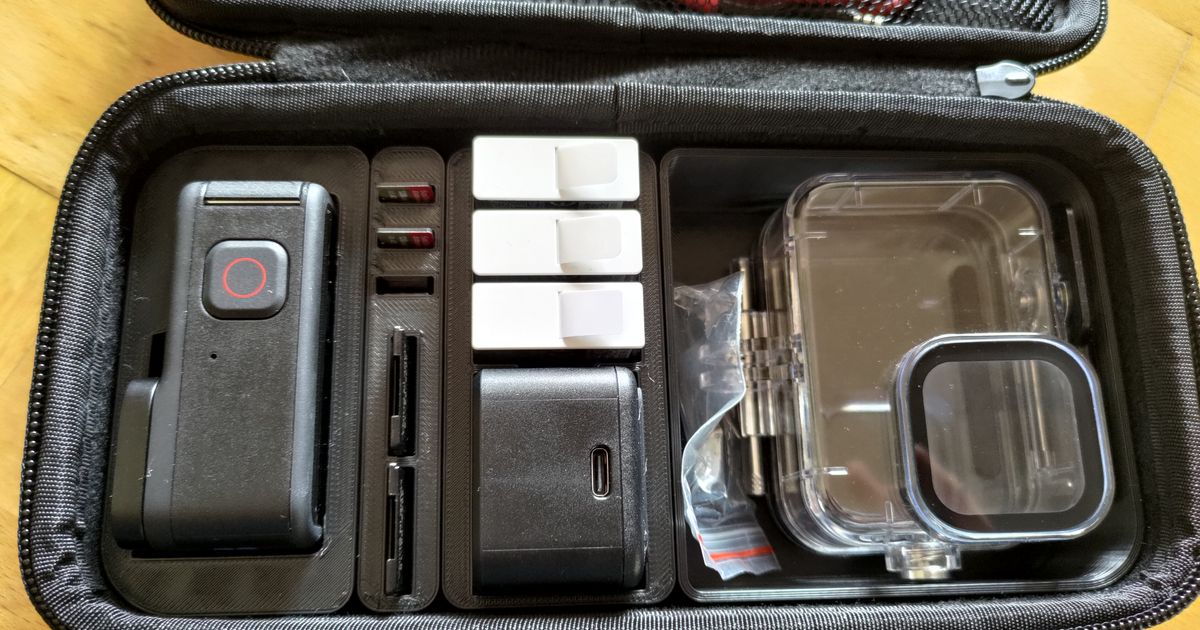 Modular GoPro Hard Shell Case Organizer by Messerschmitt | Download ...