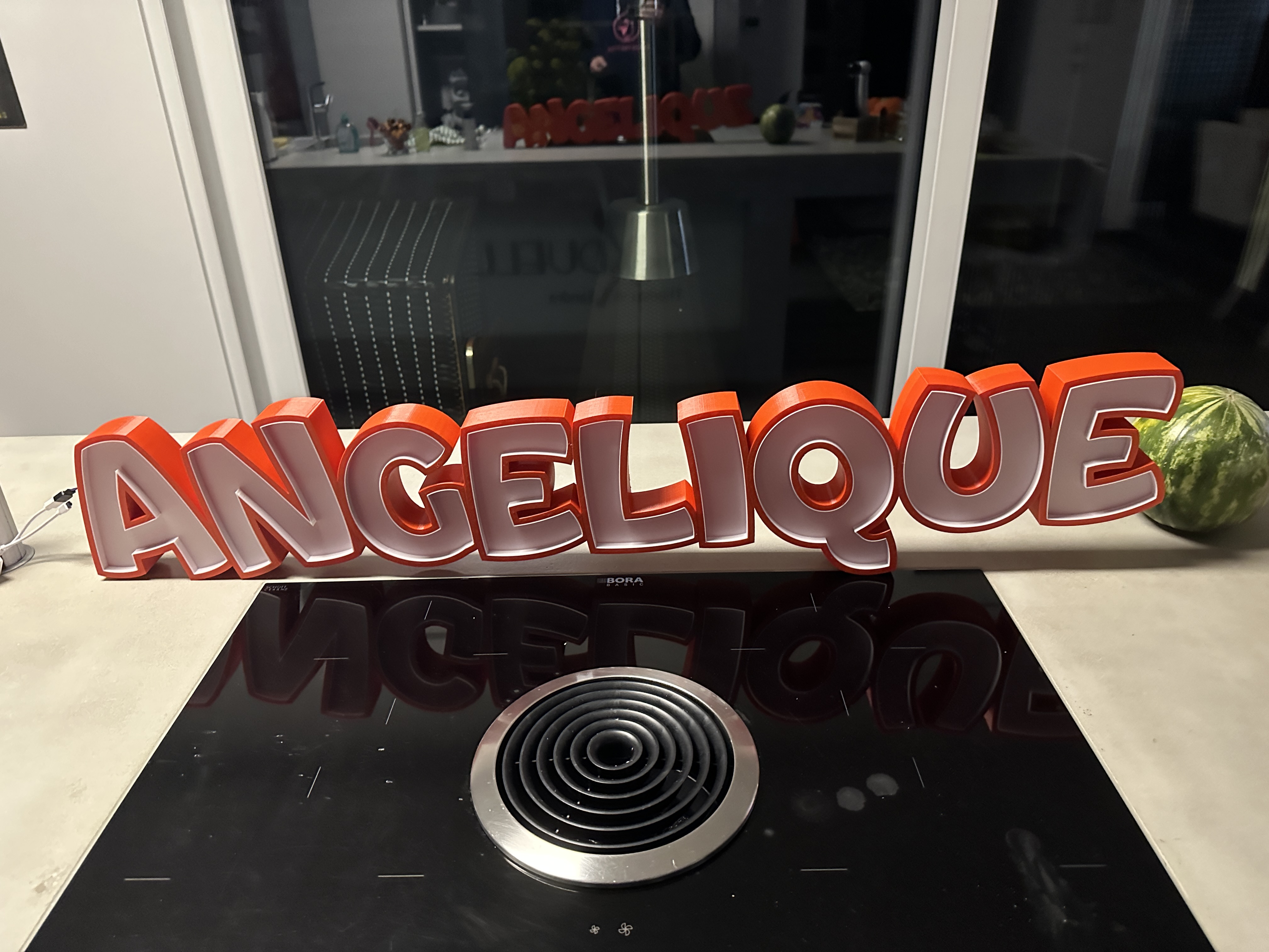 ANGELIQUE LED- Namenslampe (Name lamp) by T-D3SIGN | Download free STL ...