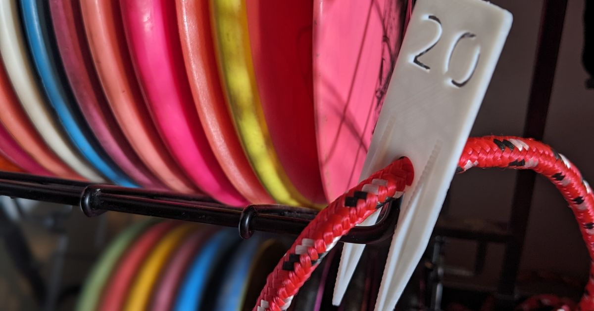 Rope Stake / Distance Marker by Beiro Falone | Download free STL model ...