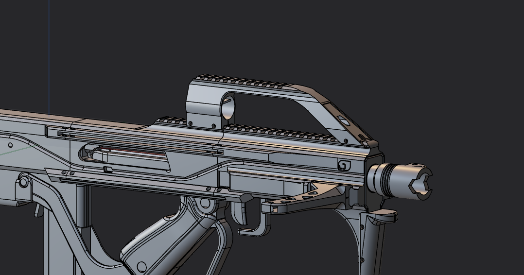 Picatinny rail riser (with peep sights) by Bruce LeedleLeedleLeedleLee ...