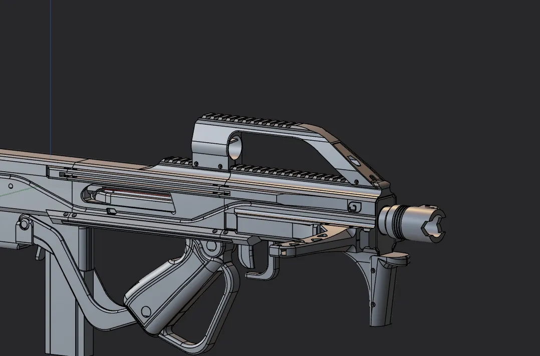 Picatinny rail riser (with peep sights) by Bruce LeedleLeedleLeedleLee ...