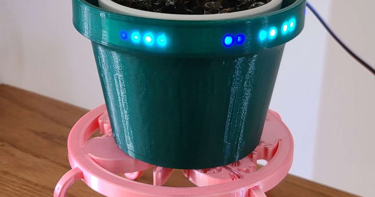Light Up Flower Pot using LED Strips by Makers Mashup | Download free ...