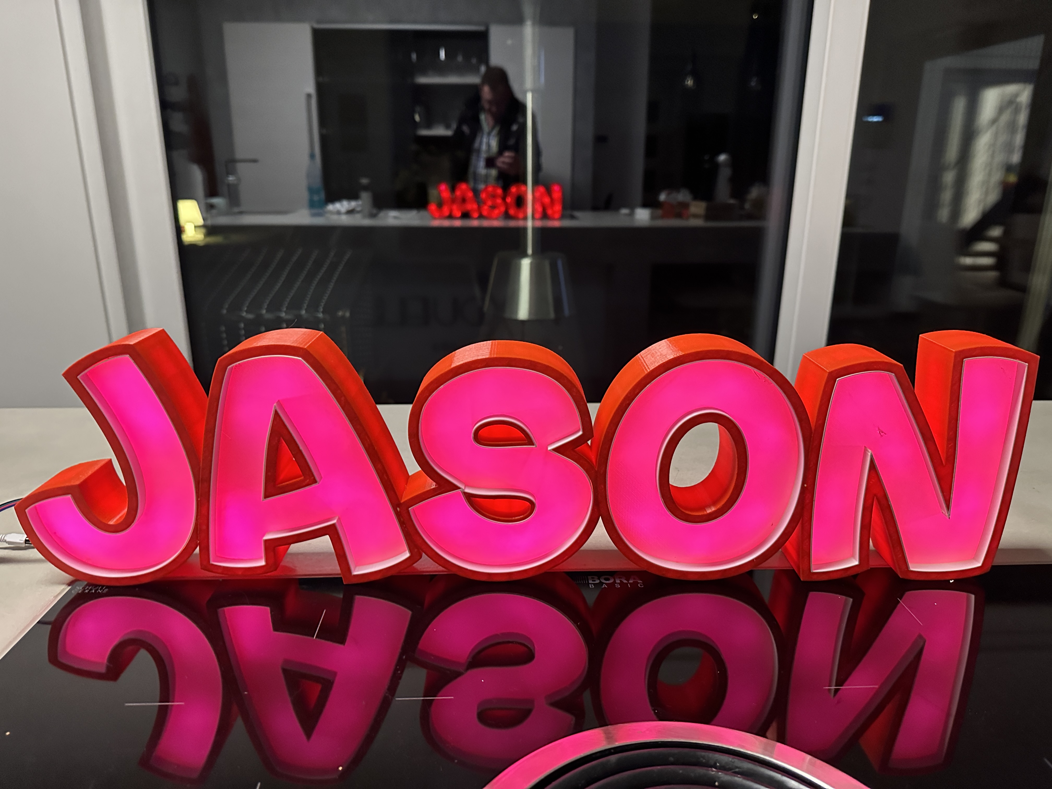 JASON LED- Namenslampe (Name lamp) by Tomsen | Download free STL model ...