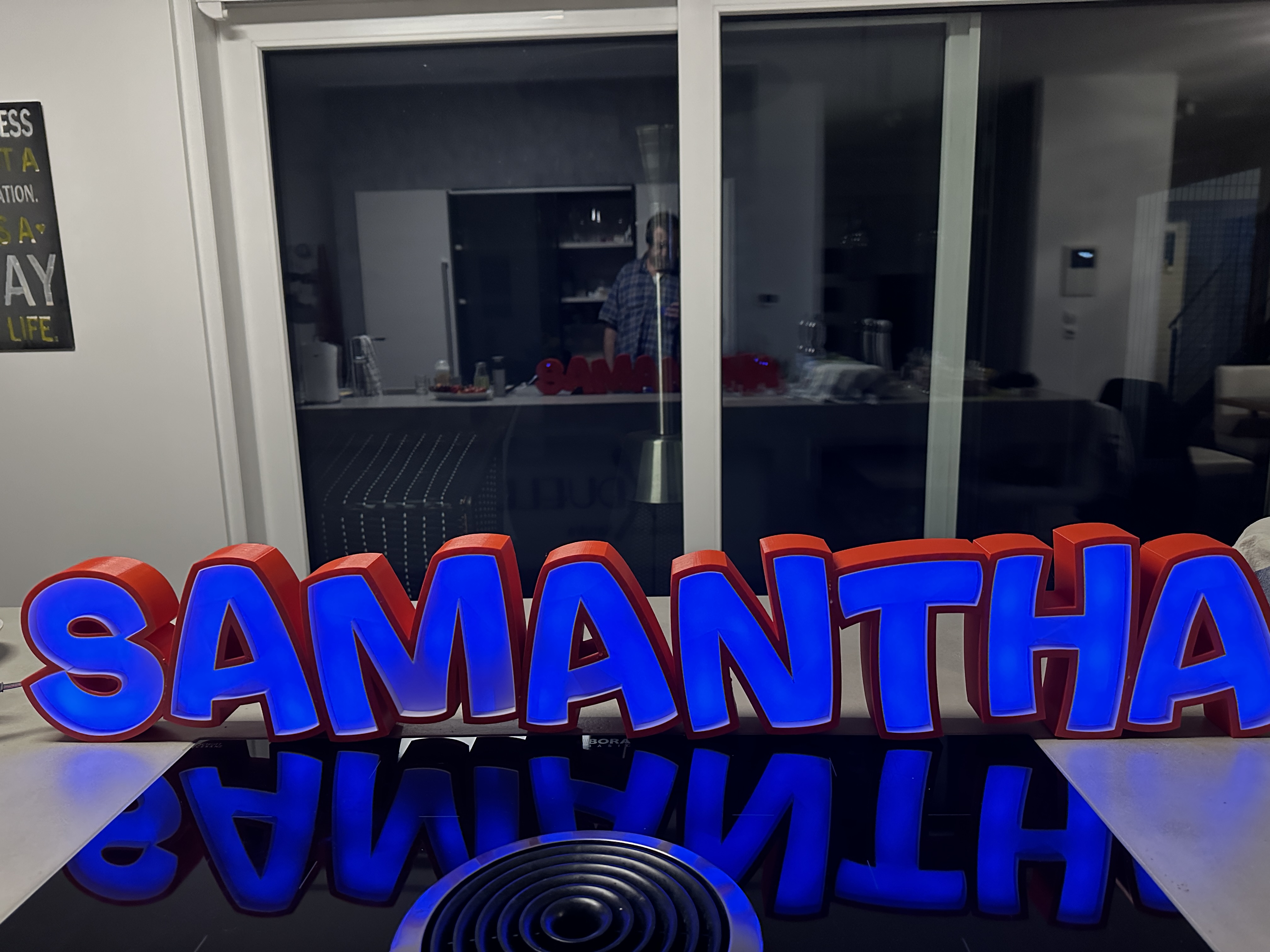 SAMANTHA LED- Namenslampe (Name lamp) by T-D3SIGN | Download free STL ...