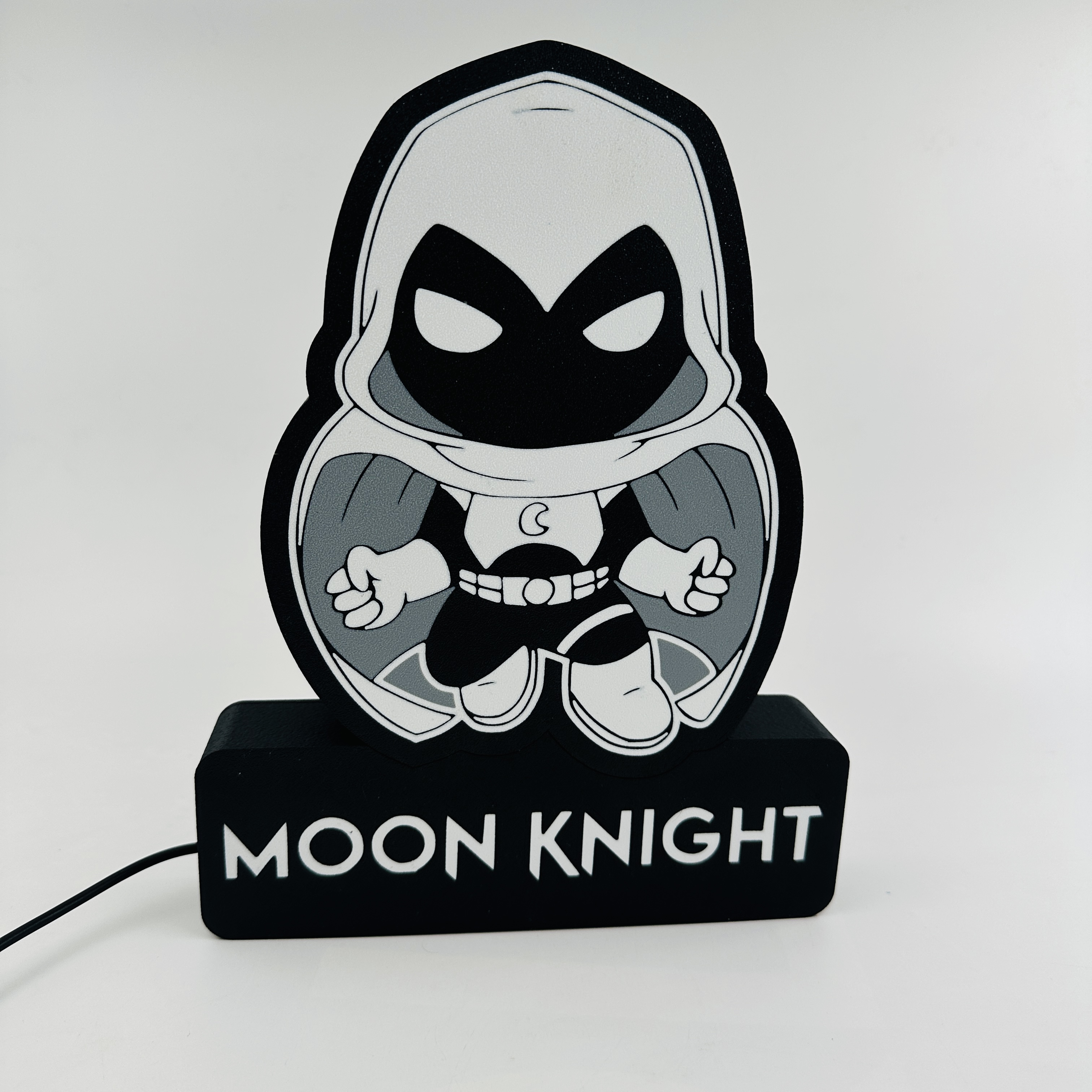 Moon Knight led lamp( 3mf for Bambu ams) by Smart3d By Gabriel Gomes ...