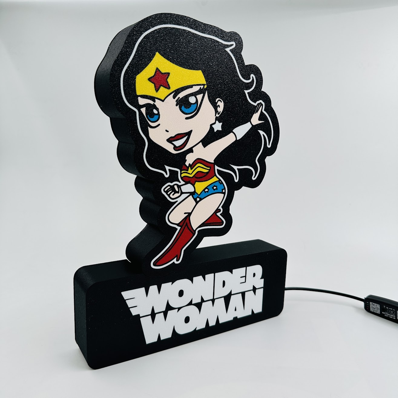 Wonder Woman led lamp( 3mf for Bambu ams) by Smart3d By Gabriel Gomes ...