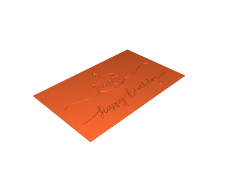 Birthday Card by AmyRayn | Download free STL model | Printables.com