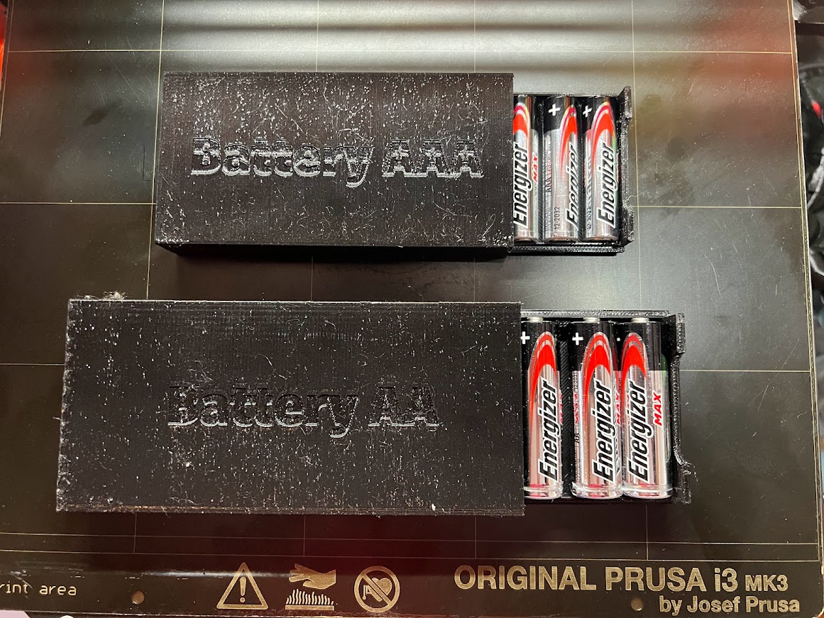 Battery AAA Box With Rail by leftyfb | Download free STL model ...