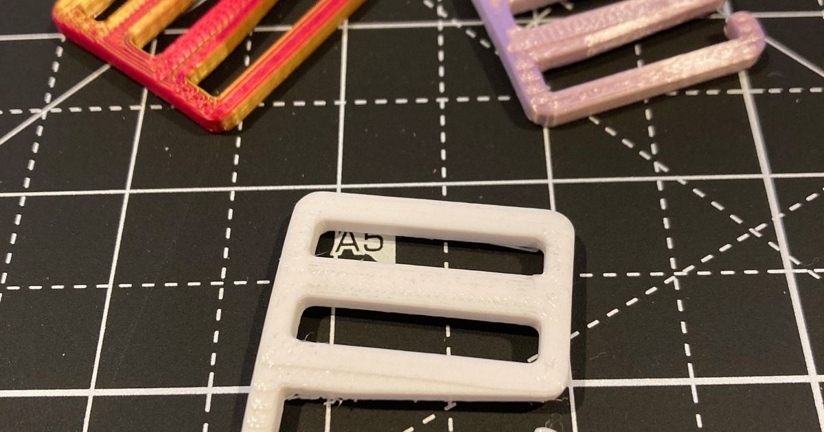 Adjustable Webbing Buckle with G-Hook by StrandedOrg | Download free ...