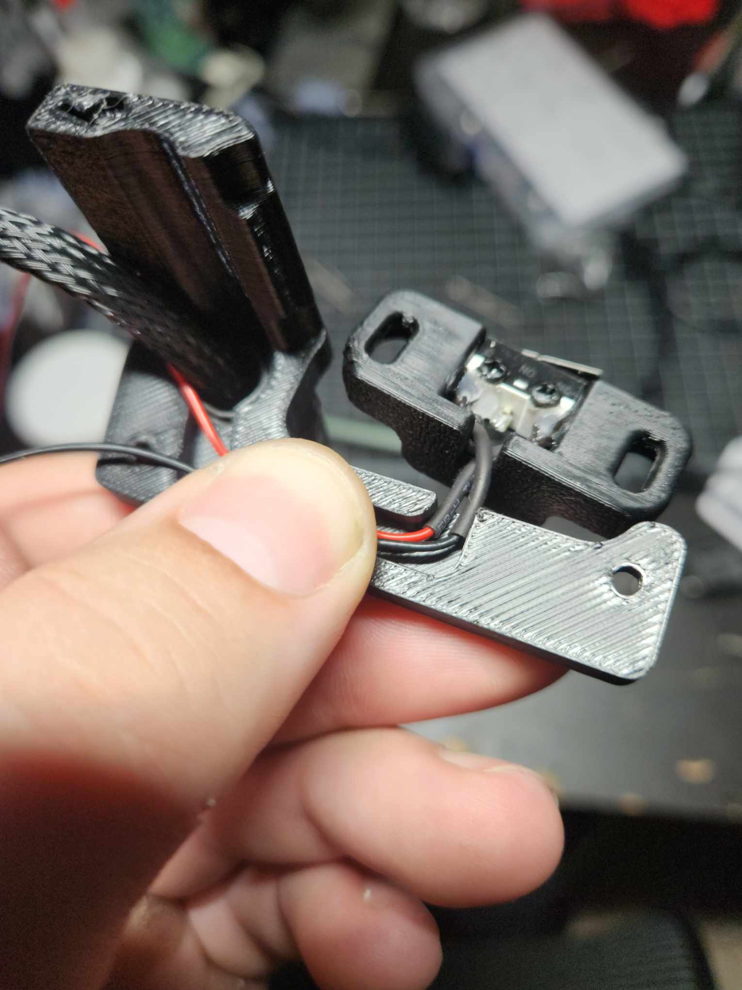 Voron 2.4 PG7 and Spring Steel Wire Mount with Endstop Wire Routing by ...