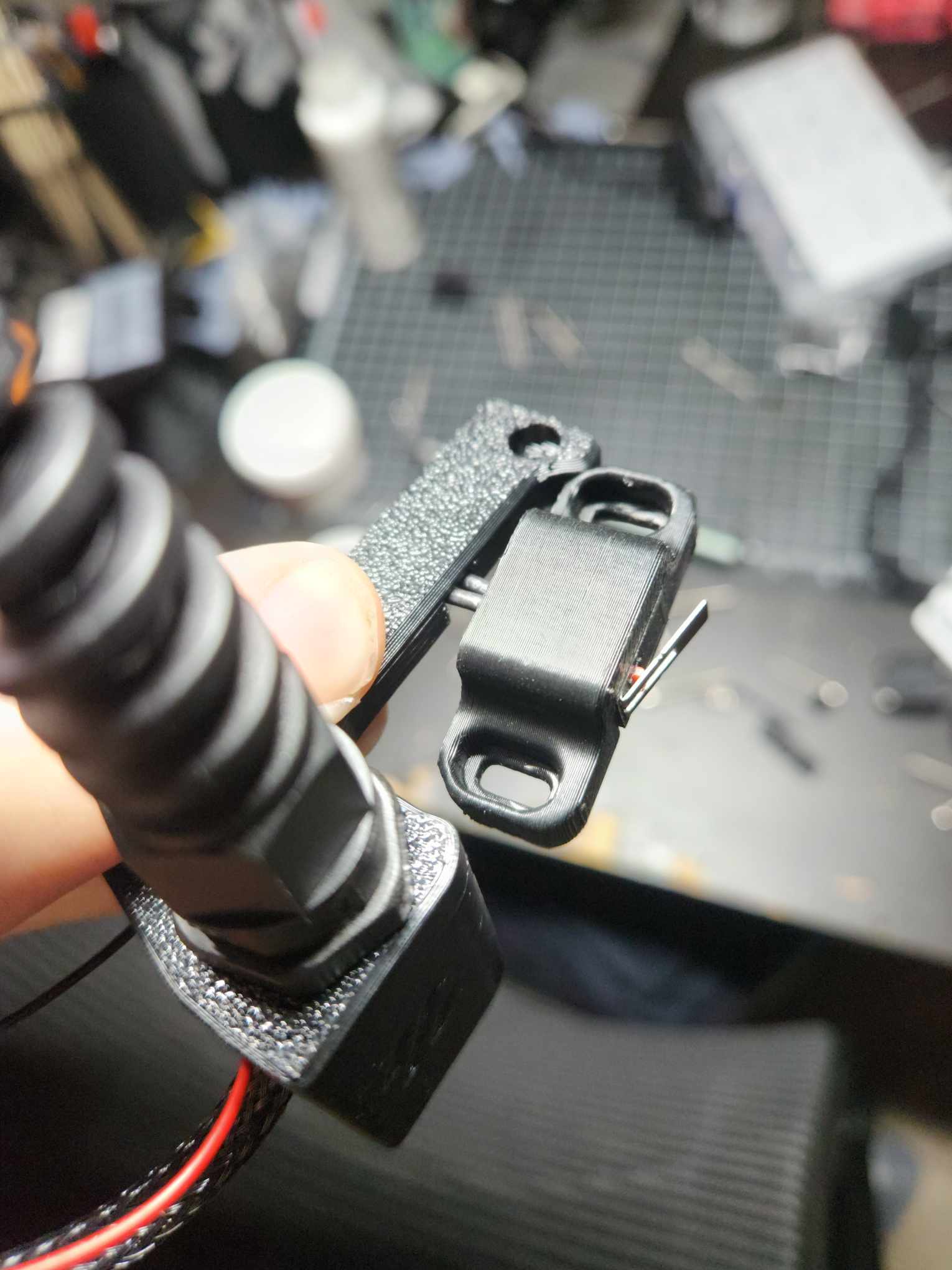Voron 2.4 PG7 and Spring Steel Wire Mount with Endstop Wire Routing by ...