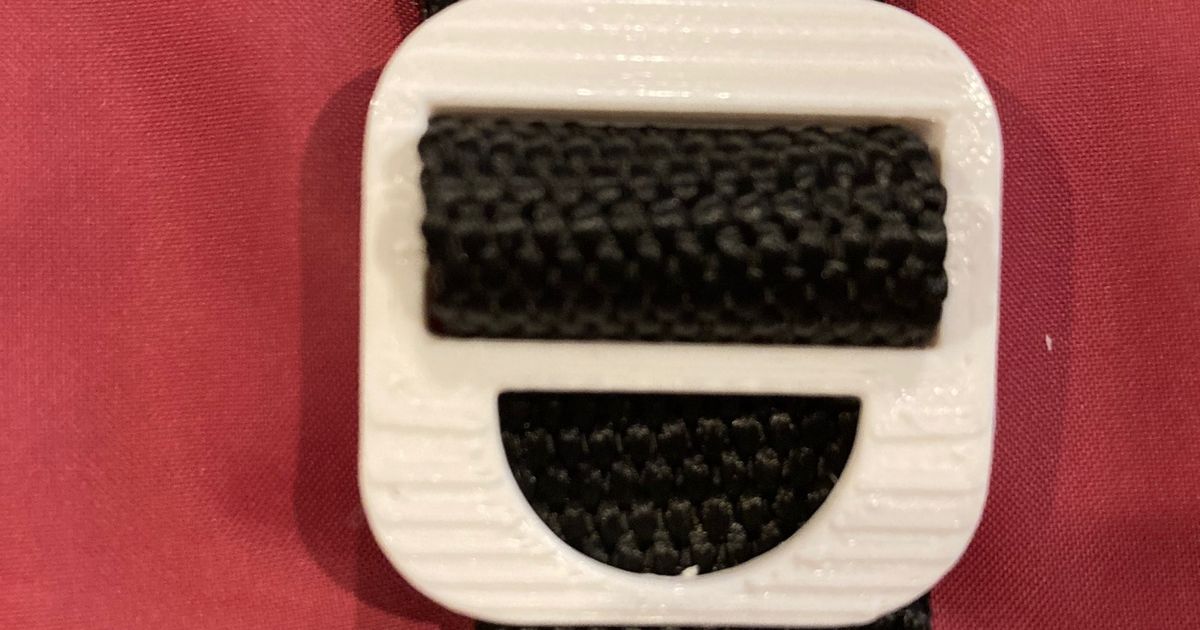 Adjustable Webbing Buckle with Clip Point by StrandedOrg | Download ...