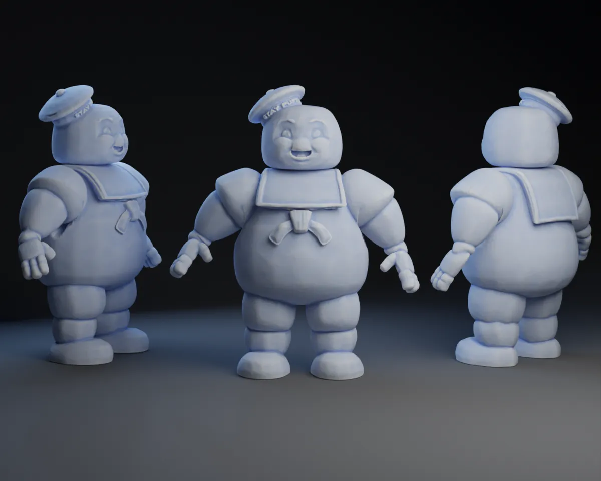 Stay Puff Marshmallow Man by Peter Farell | Download free STL model ...