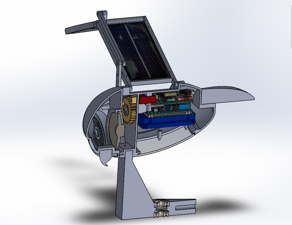 solar scarecrow by buho29 | Download free STL model | Printables.com