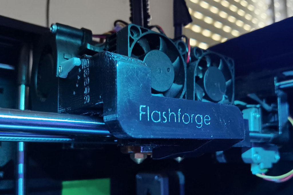 FlashForge Creator Pro front dual fan duct with manual valve by buho29 ... FlashForge Creator Pro front dual fan duct with manual valve by buho29 ...