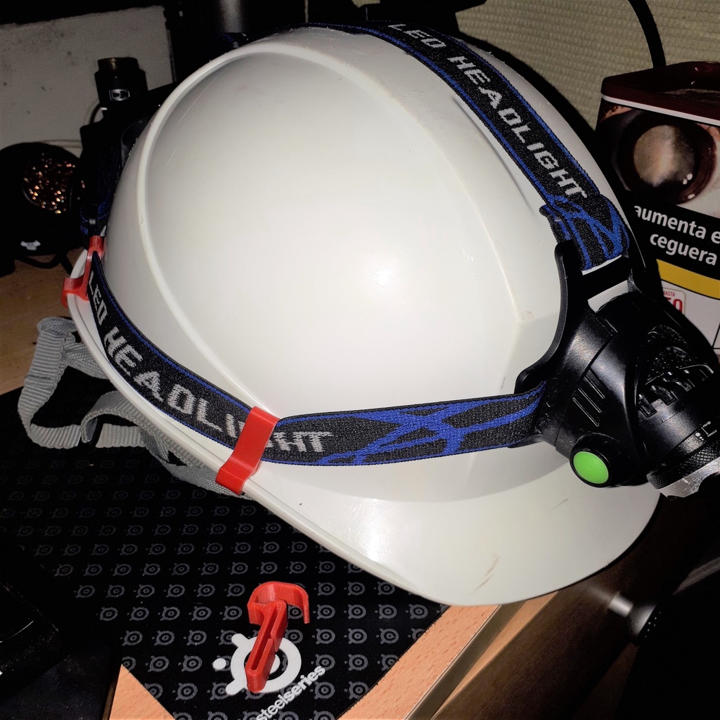 clip headlamp construction helmet by buho29 | Download free STL model ...