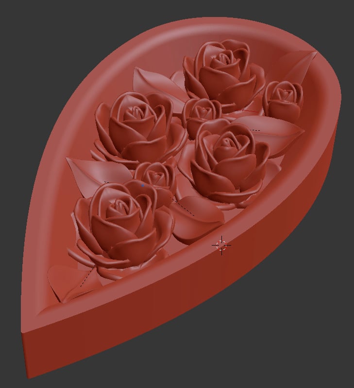 jewelry box rose by buho29 | Download free STL model | Printables.com