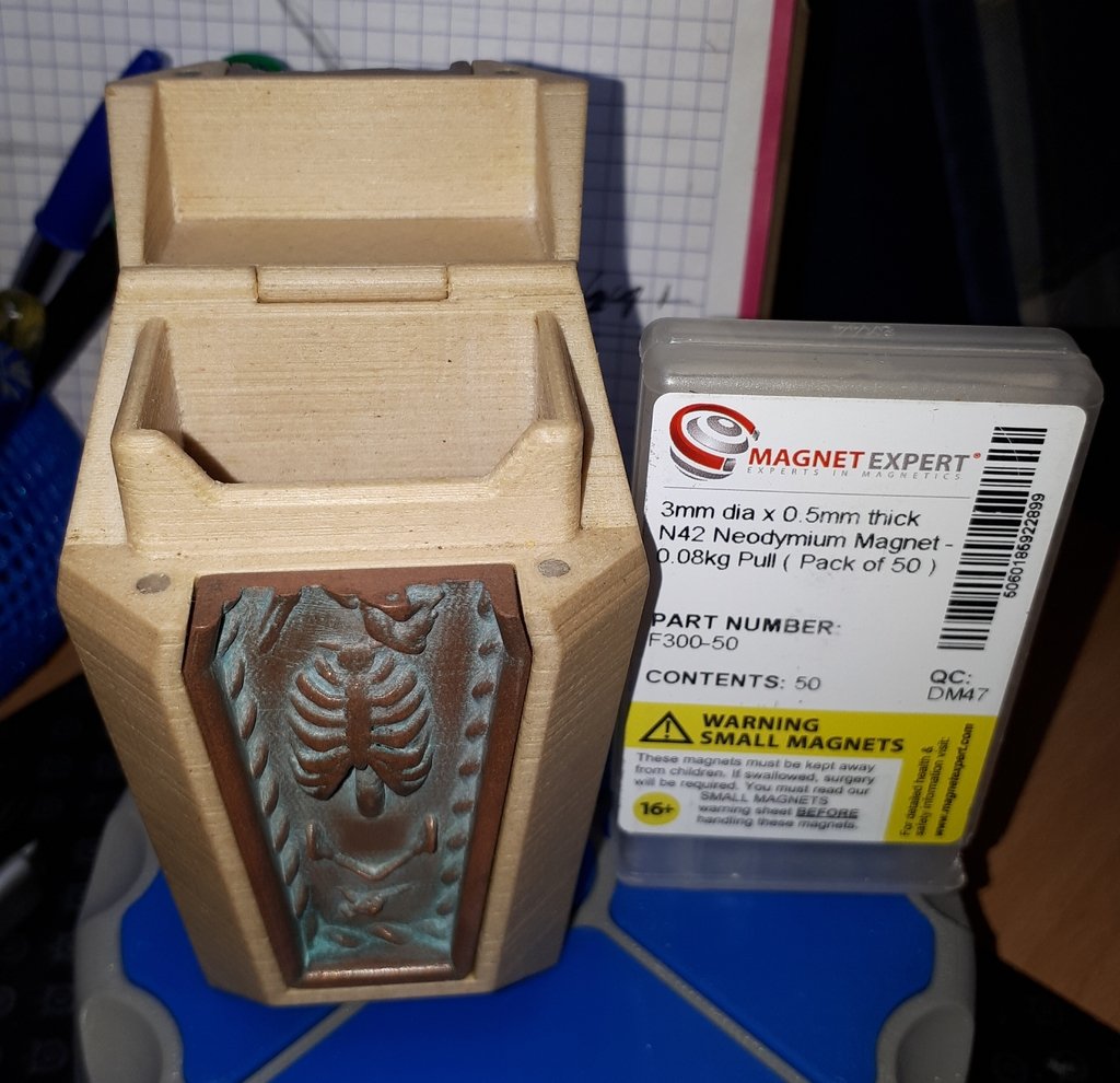 cigarette case coffin by buho29 | Download free STL model | Printables.com