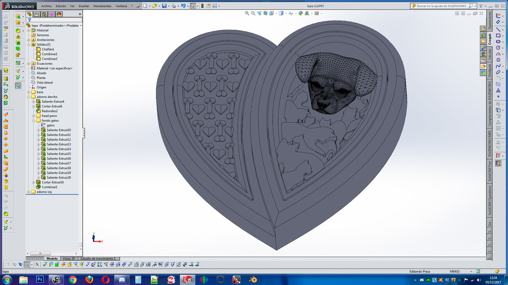 jewelry box dog by buho29 | Download free STL model | Printables.com