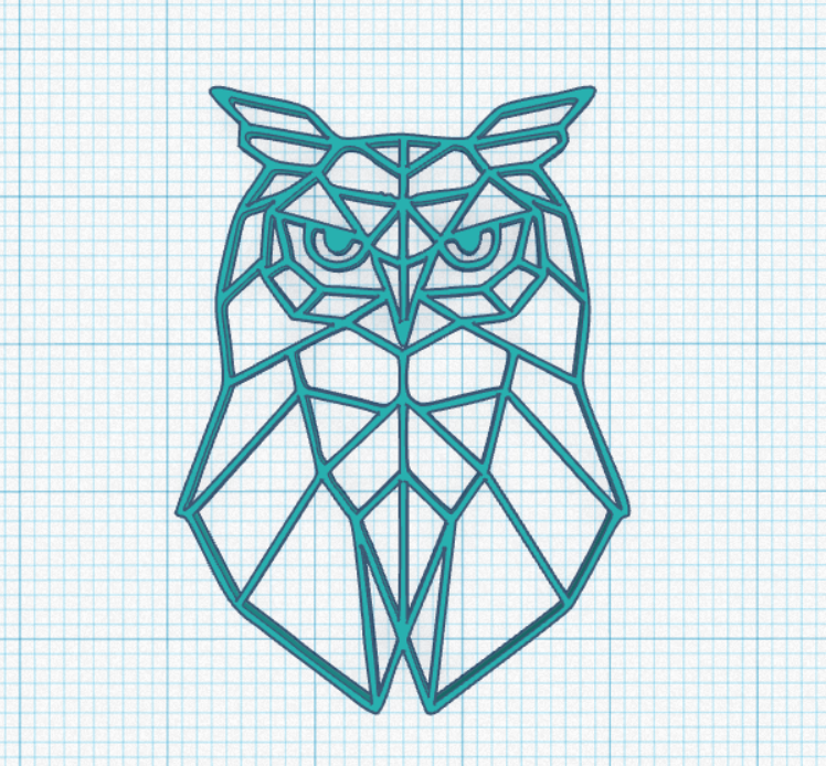 Geometric Owl by César Przybyla | Download free STL model | Printables.com