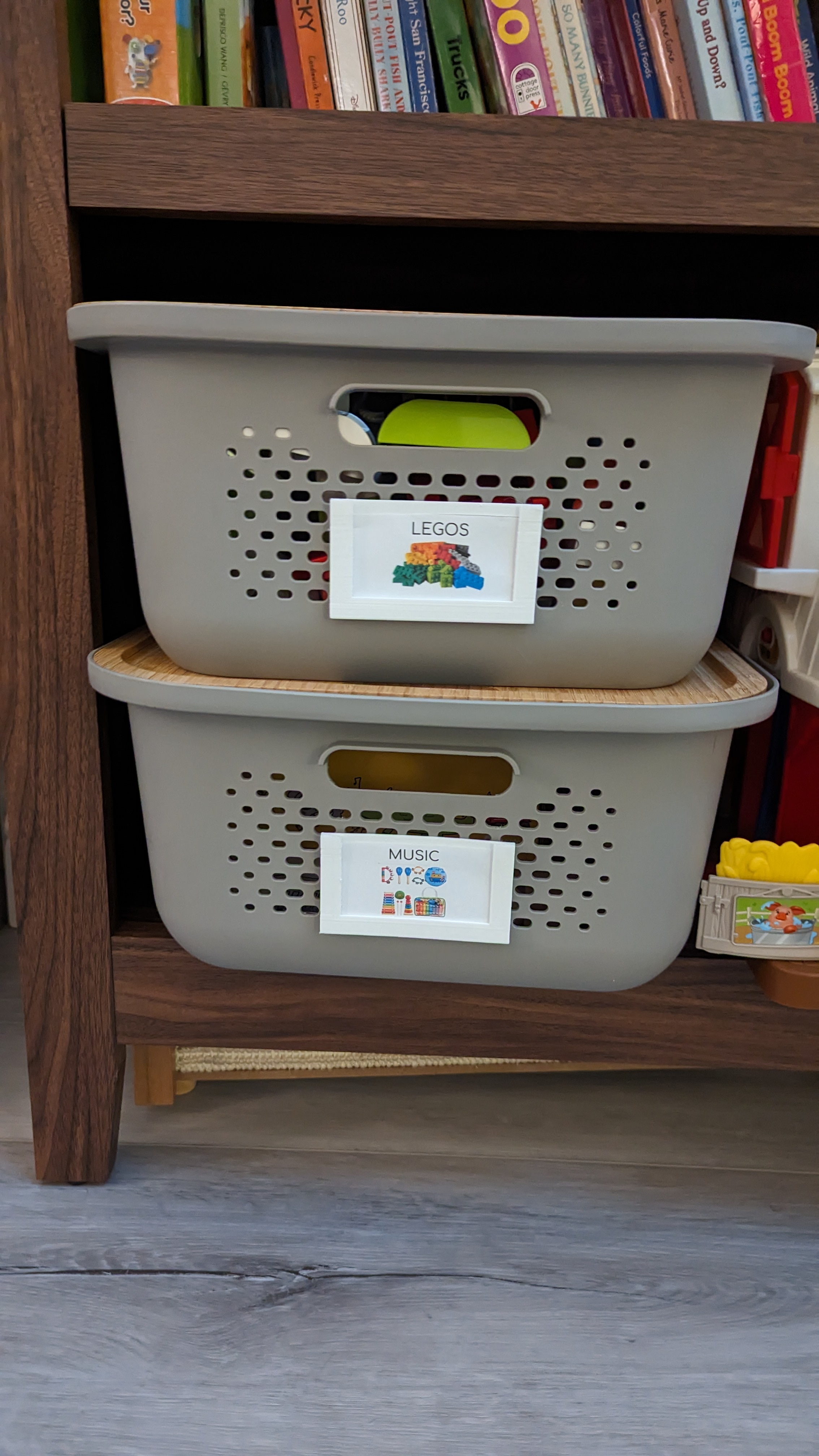 Target Basket Label Holder by cmacnulty | Download free STL model ...