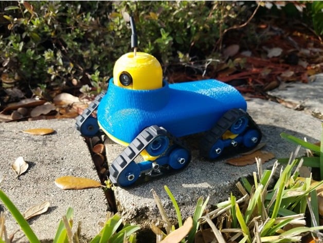 Tiny Turret Quad Track - Tiny Servo Driven FPV RC Tank - Tiny Trak by M ...