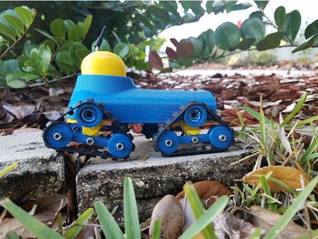 Tiny Turret Quad Track - Tiny Servo Driven FPV RC Tank - Tiny Trak by M ...