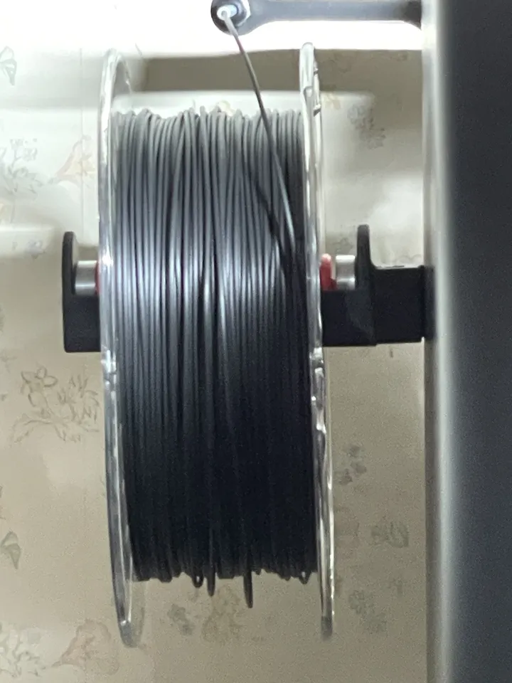 Levelled Bambu X1C / P1S side mount spool holder by iankb | Download ...